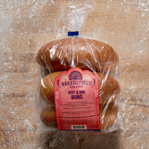 Brat Buns - 6 pack | Baker's Field Flour & Bread